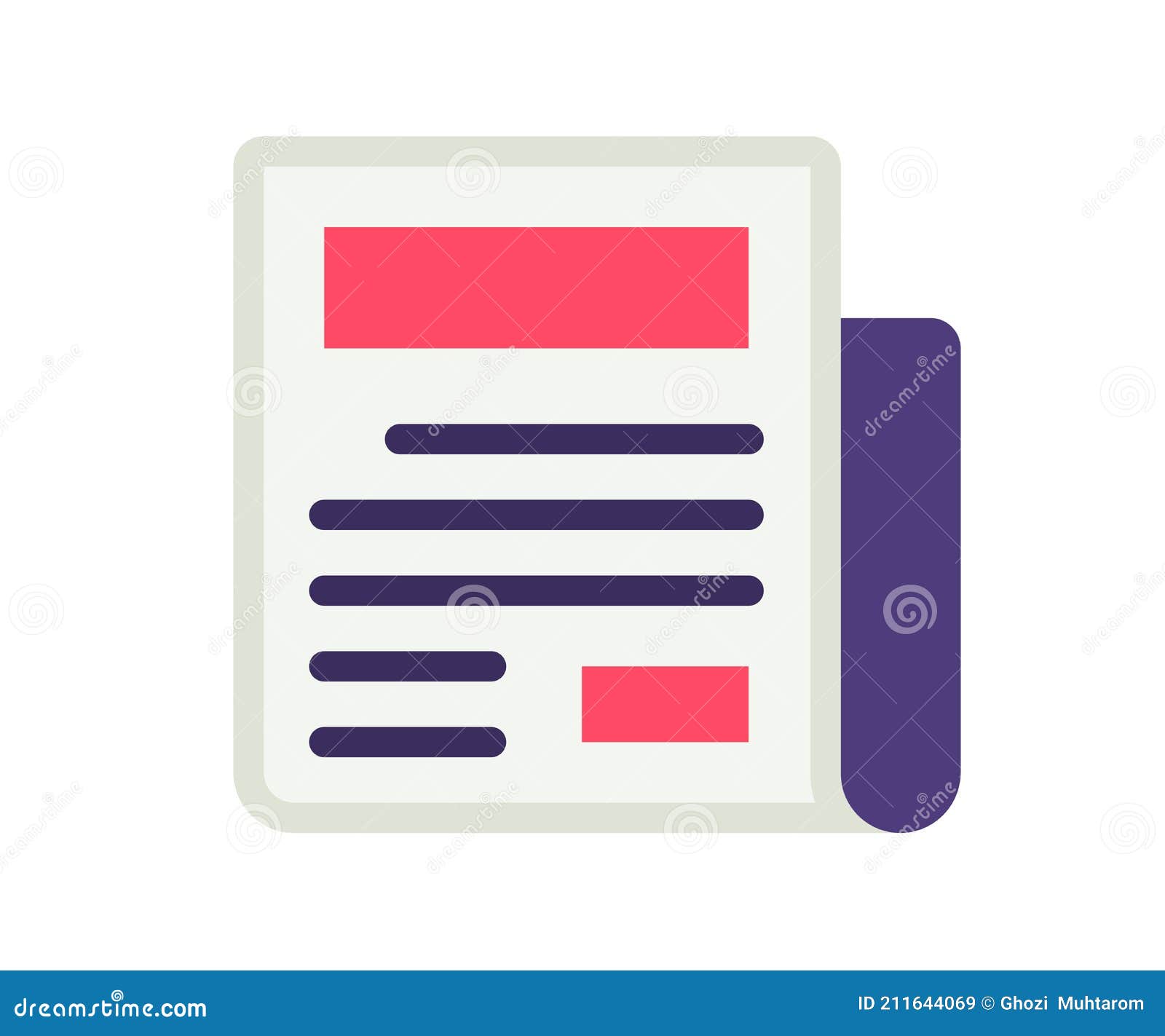 Newspaper.Old Age Single Icon In Cartoon Style Rater,bitmap Symbol ...