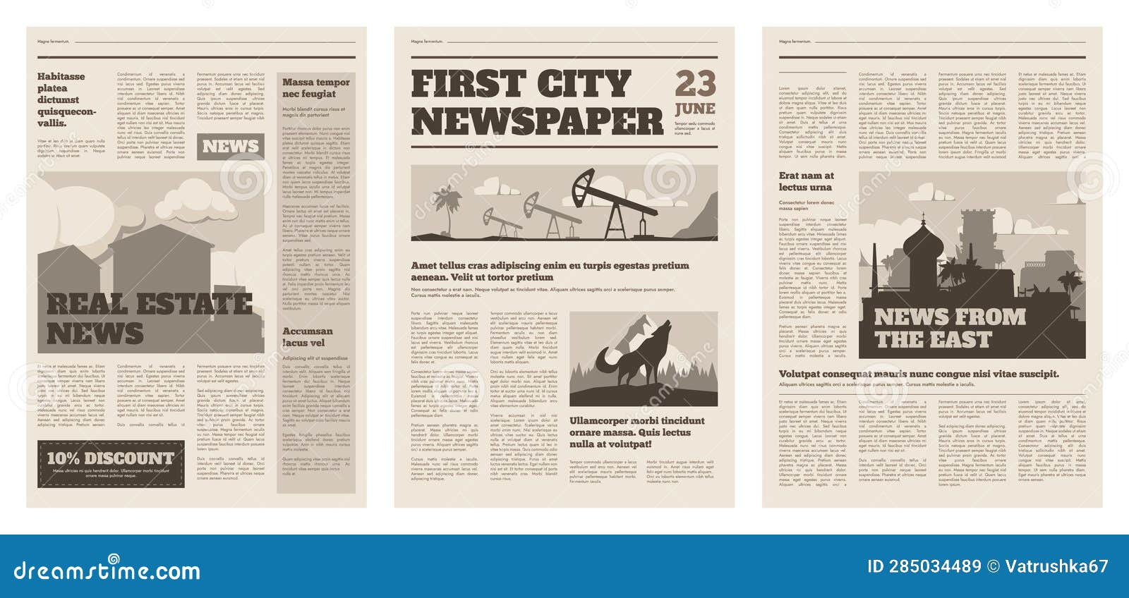 Tabloid Press Linear Icons Set. Sensationalism, Scandals, Gossip ...