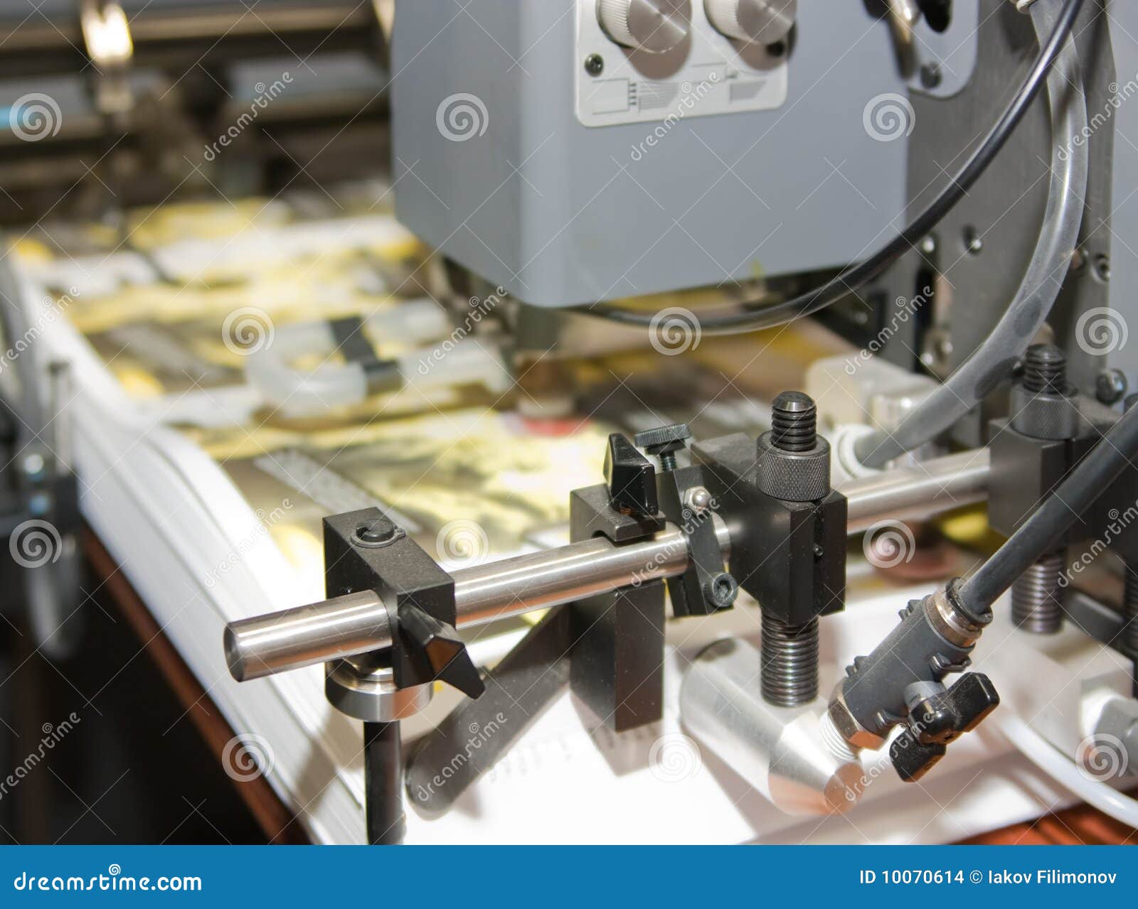 Newspaper at Offset Printed Machine Stock Photo - Image of print ...