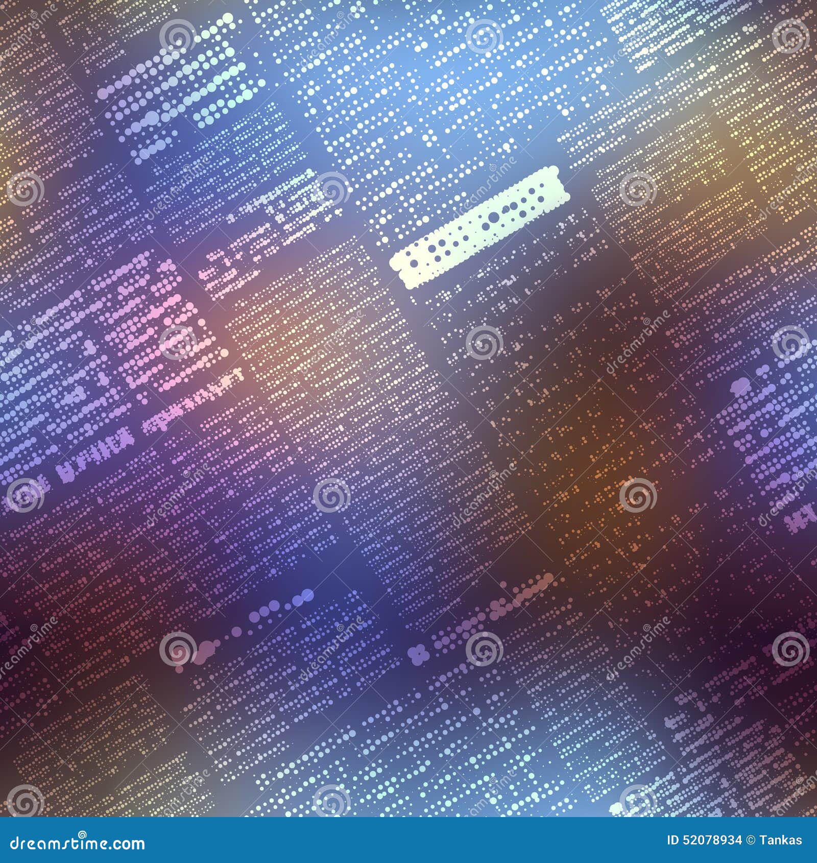 Newspaper Pattern on Blurred Background Stock Vector - Illustration of ...