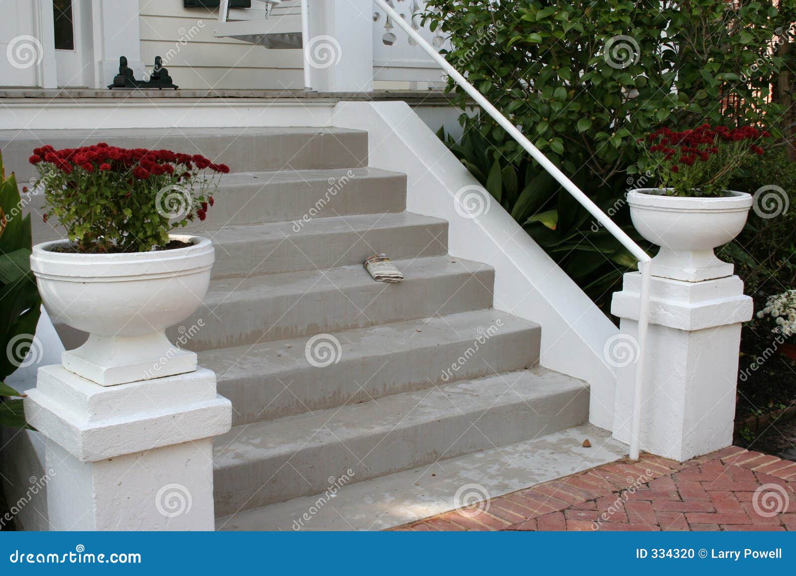 Newspaper On The Porch Stock Photo | CartoonDealer.com #334320