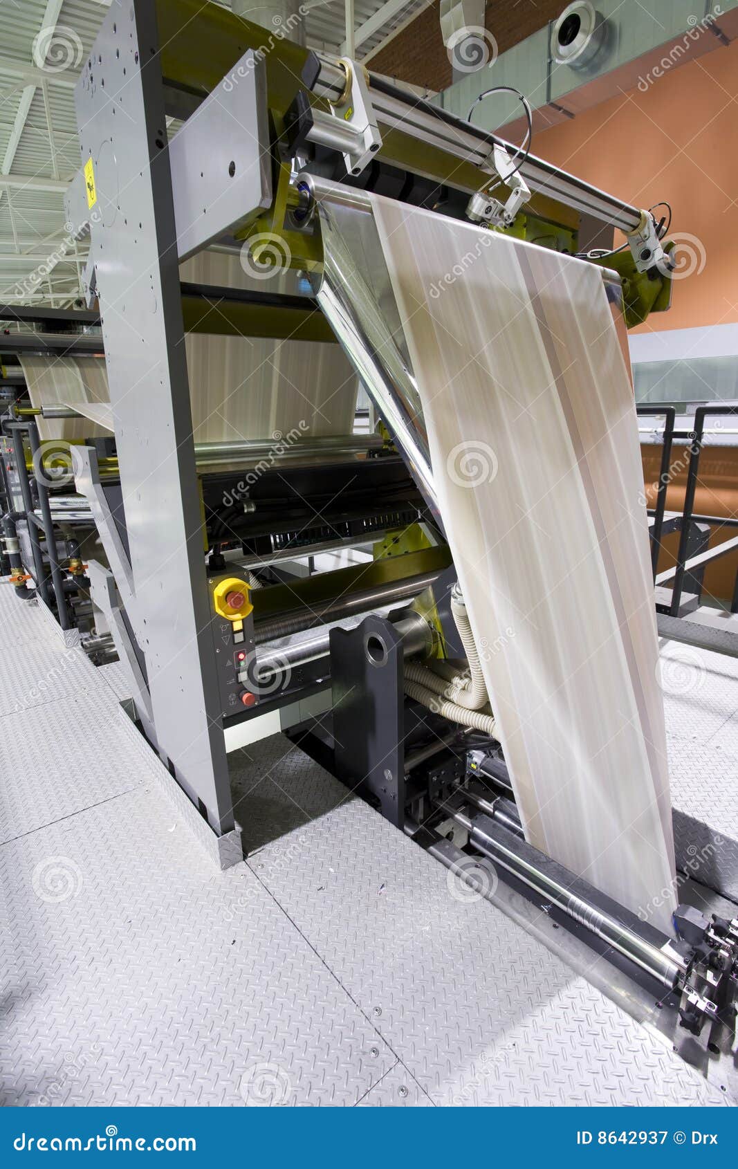 Newspaper printing house stock image. Image of rolls, employment - 8642937