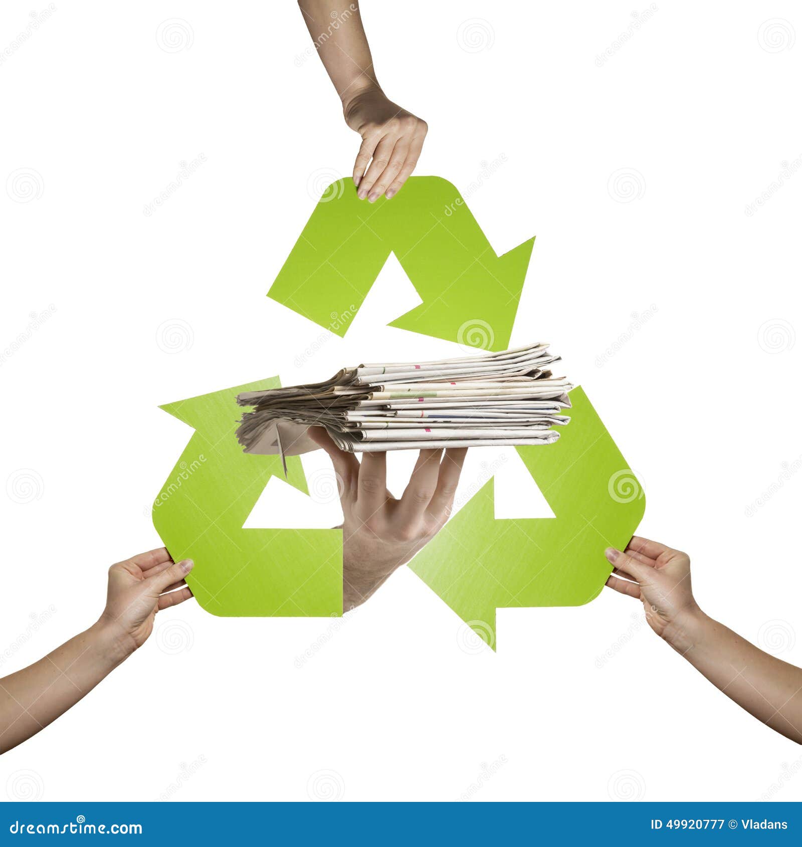 People Recycling Paper