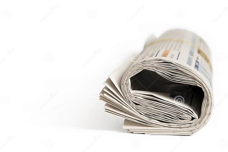 Daily newspaper roll stock photo. Image of tube, routine - 11734970