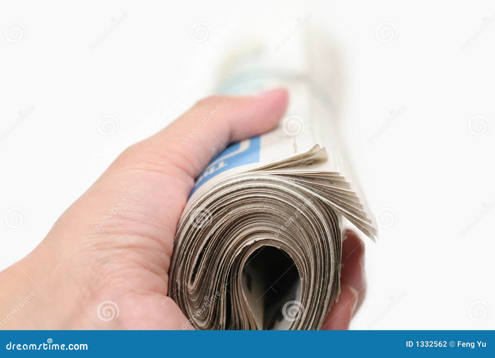 Newspaper roll stock photo. Image of roll, newspaper, tabloid - 1332562