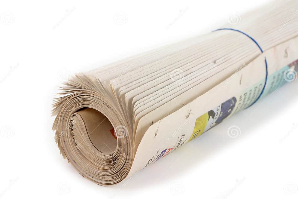 Newspaper roll stock image. Image of press, market, business - 1343447