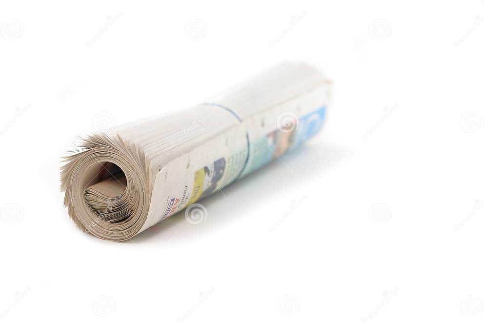 Newspaper roll stock photo. Image of tabloid, press, printed - 1343462