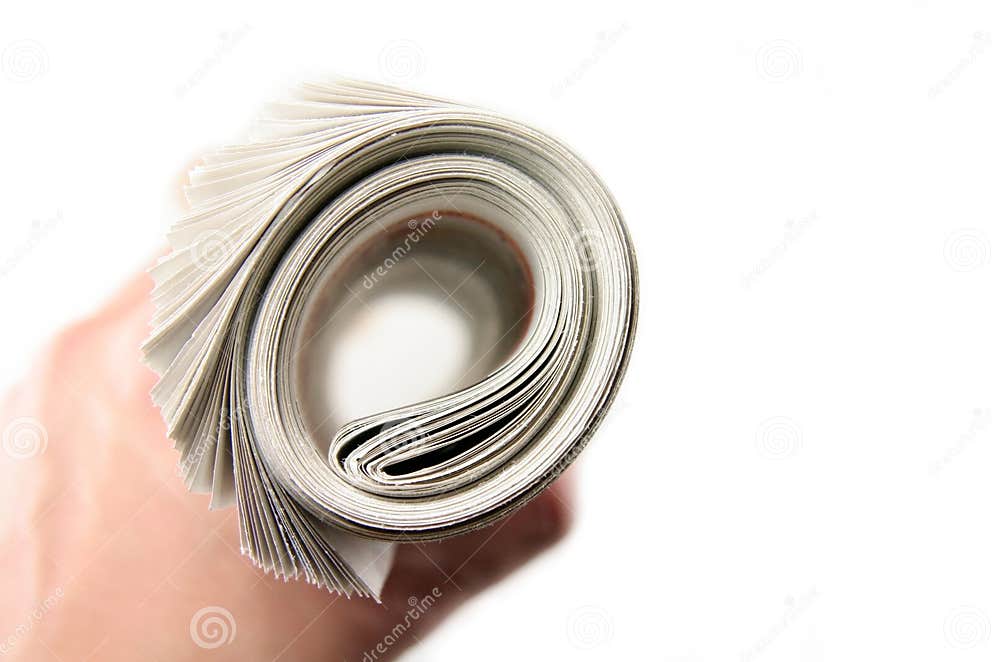Newspaper roll stock image. Image of media, press, news - 588649