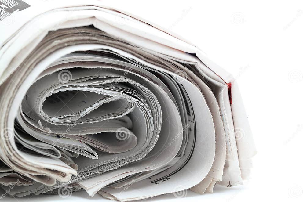 Newspaper roll stock image. Image of data, document, breaking - 47355967