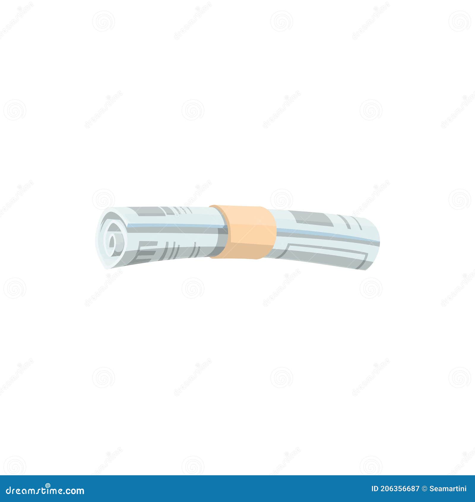 Rolled Newspaper Icon
