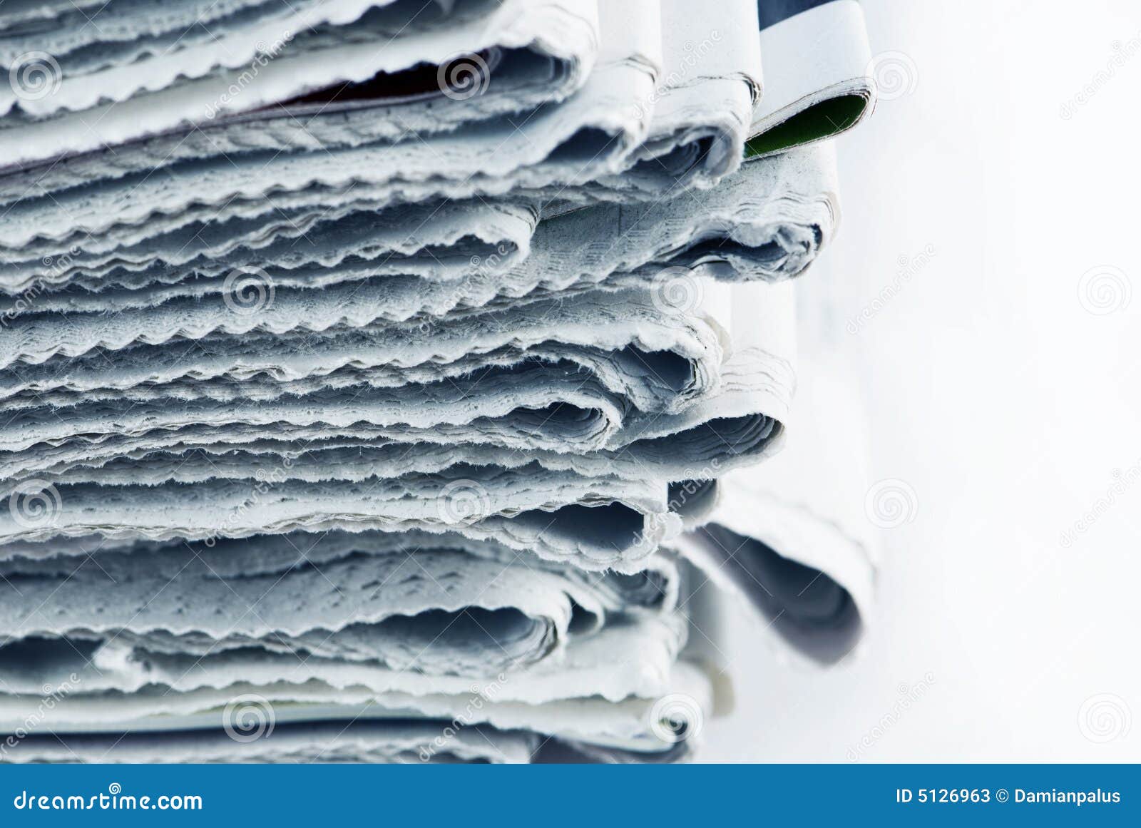 Newspaper Stack stock image. Image of author, close, newsprint - 5126963