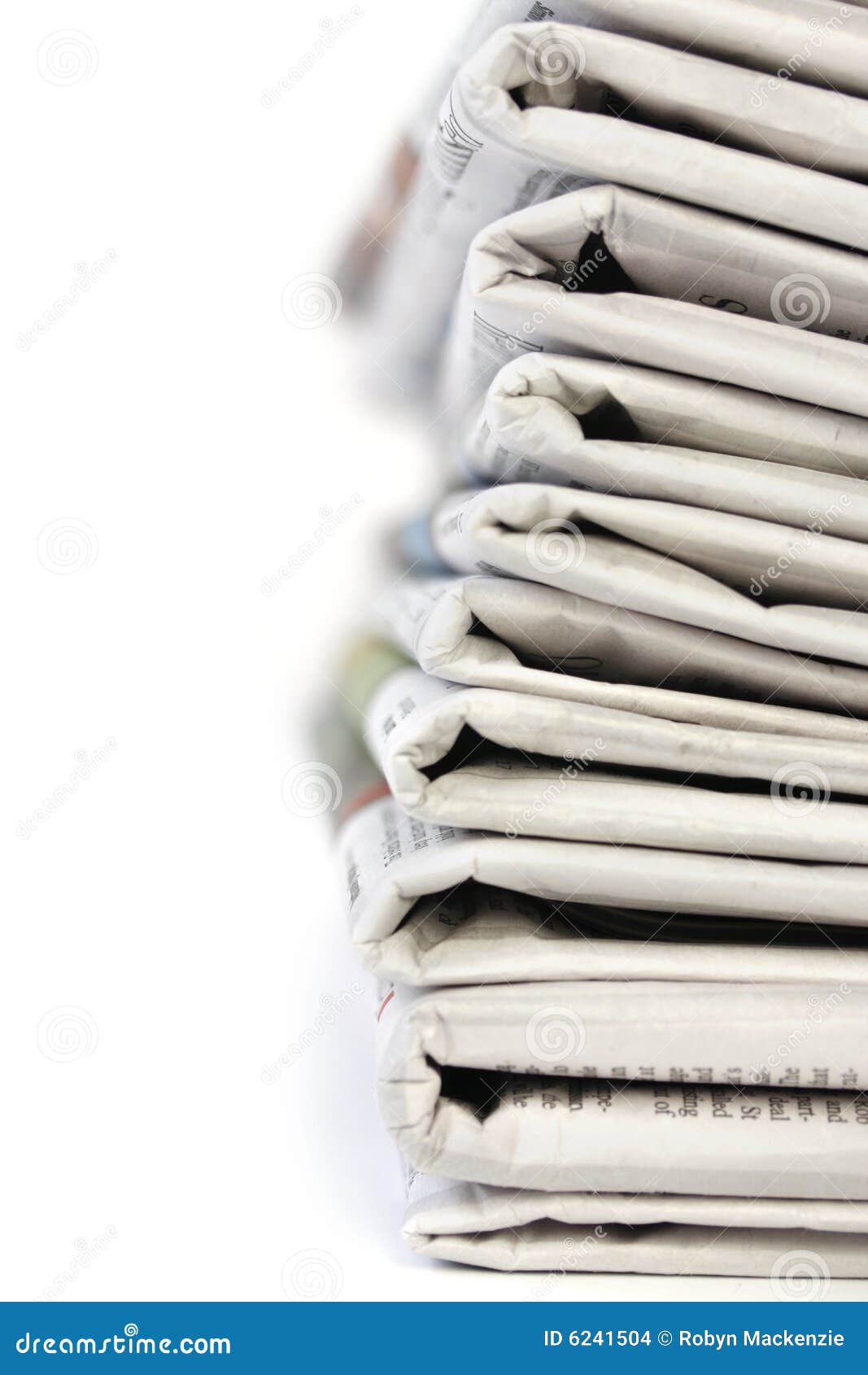 Newspaper Stack stock photo. Image of information, newspapers - 6241504