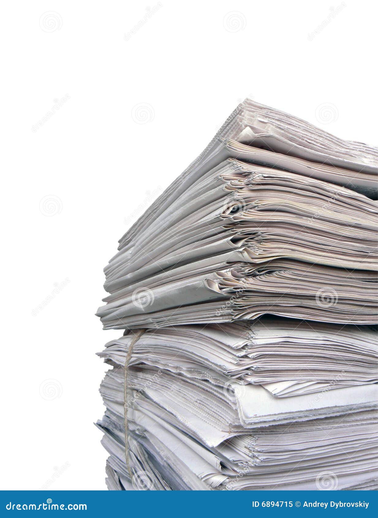 Newspaper stack stock image. Image of paper, media, detail - 6894715
