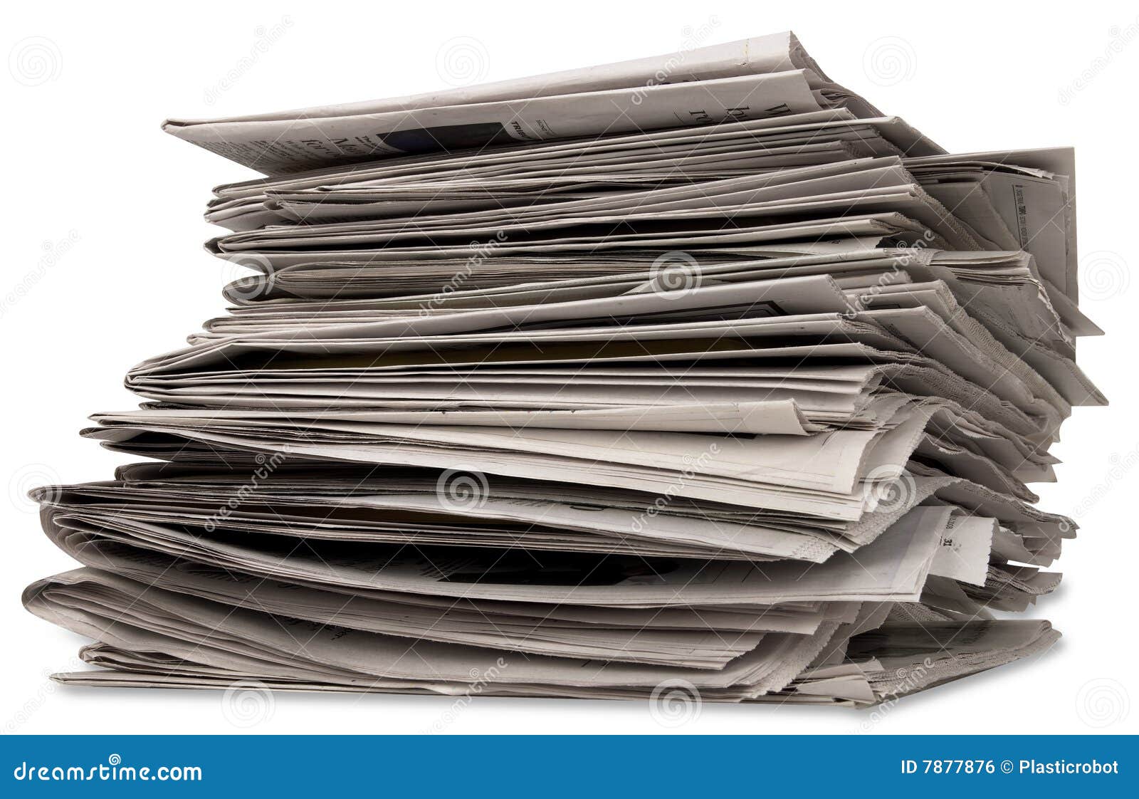 Newspaper Stack stock photo. Image of stack, email, recycle - 7877876