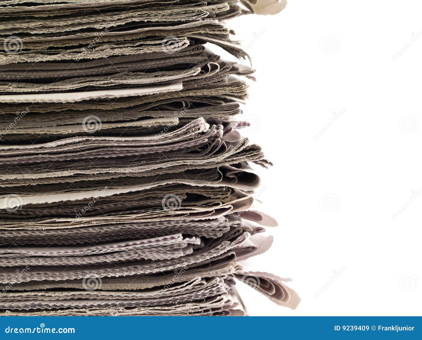 Newspaper Stack stock image. Image of newspapers, batch - 9239409