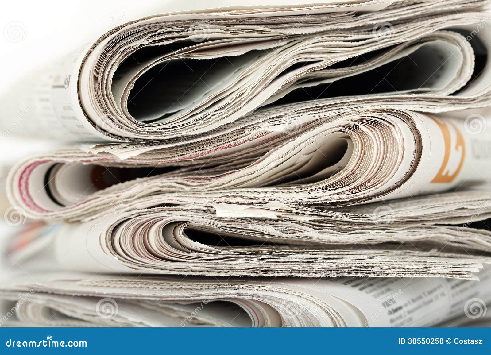 Newspaper stack stock photo. Image of newspaper, background - 30550250