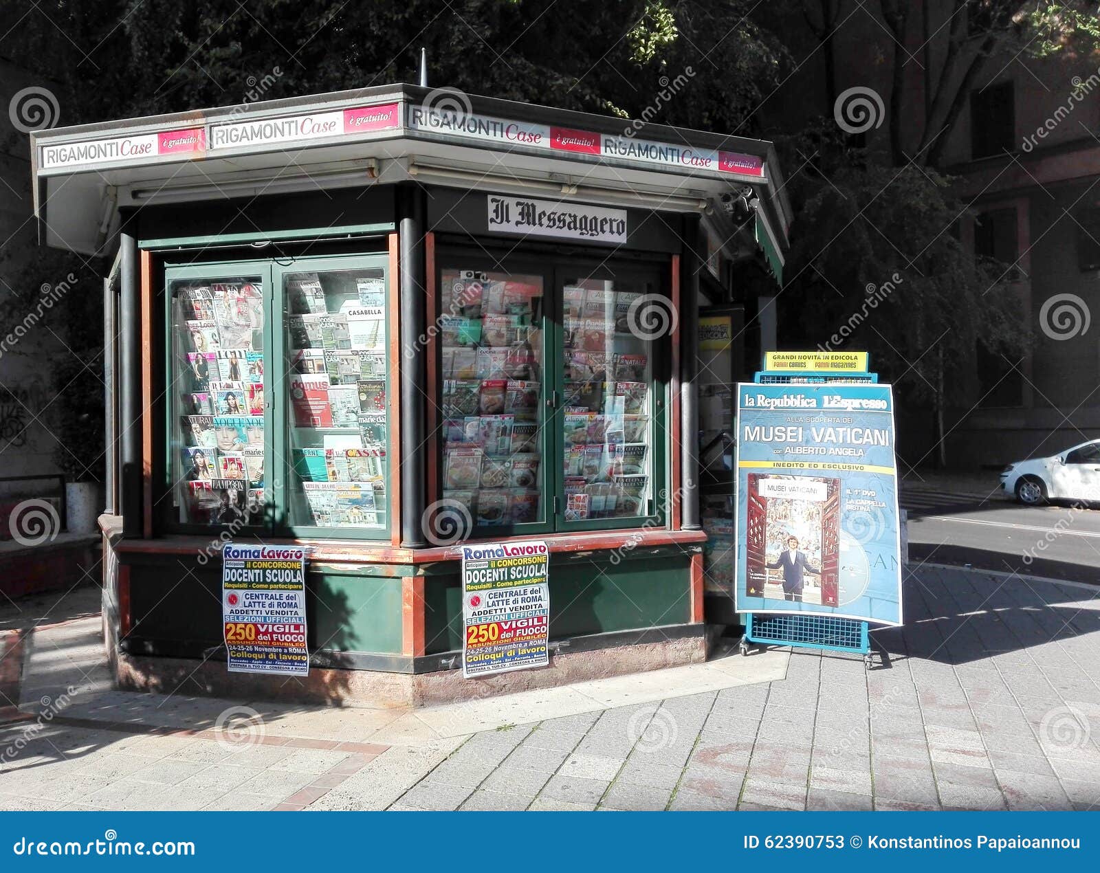 Newspaper Stand On Pavement Editorial Image | CartoonDealer.com #42237764