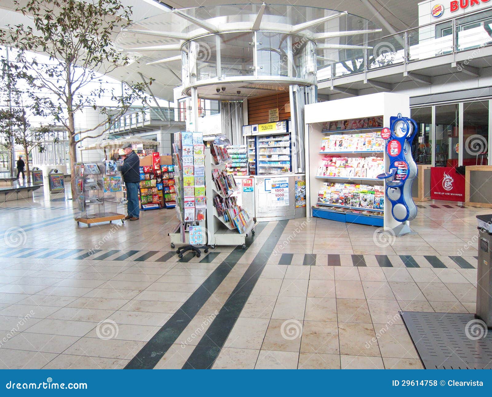 Newspaper Stand in Shopping Precinct. Editorial Stock Photo - Image of ...