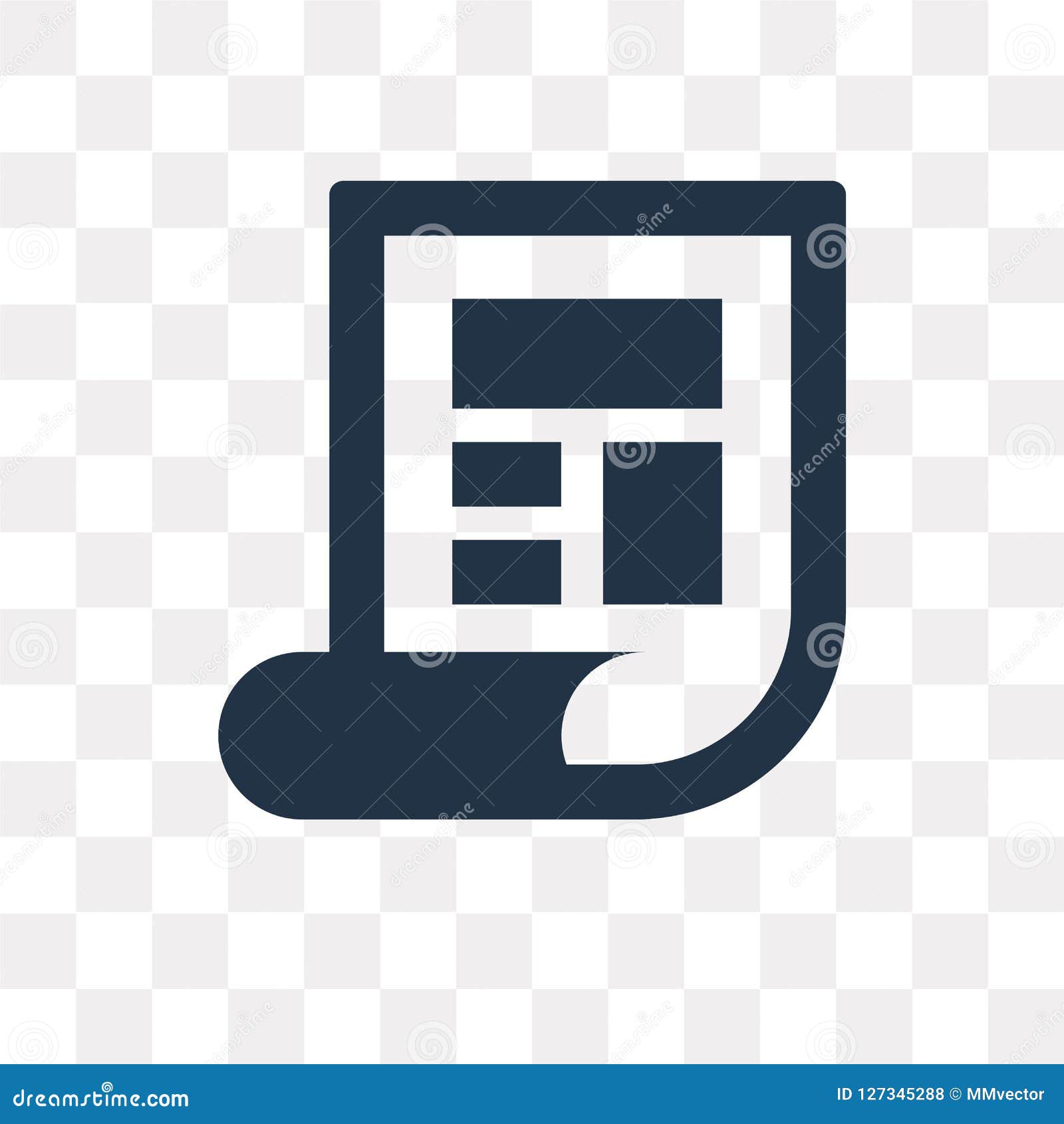 Newspaper Vector Icon Isolated on Transparent Background, Newspaper ...