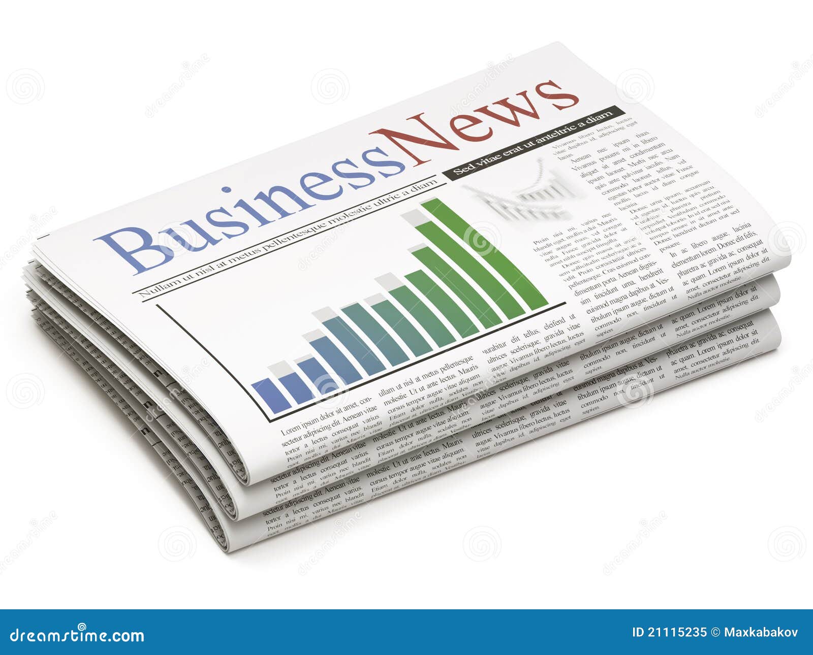 Newspapers stack stock illustration. Illustration of correspondence ...