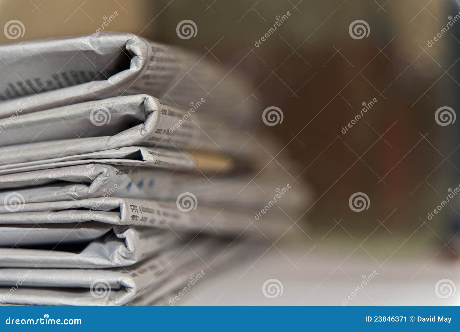 Newspapers stack stock image. Image of newspaper, everyday - 23846371