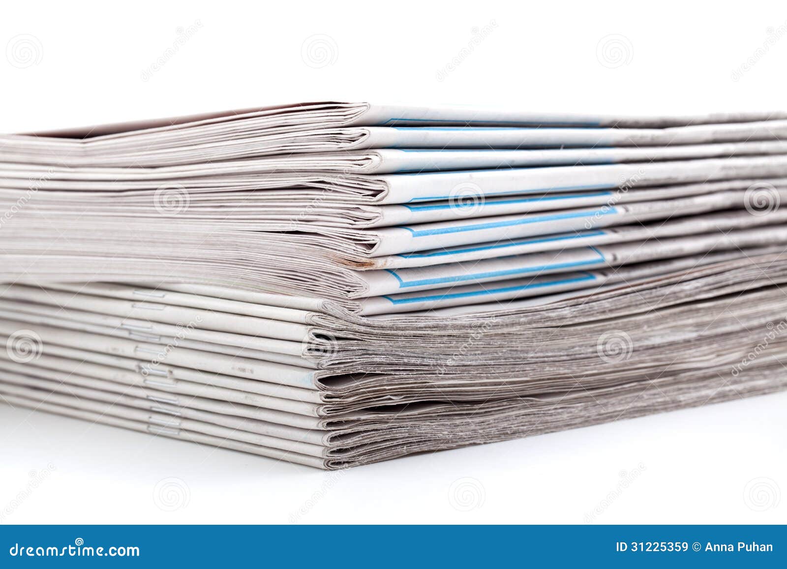 Newspapers stock image. Image of flat, public, paper - 31225359