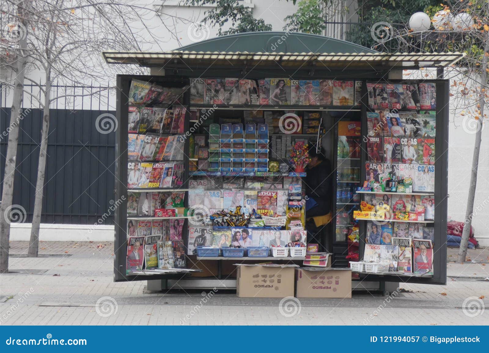 Newsstand editorial photography. Image of news, media - 121994057