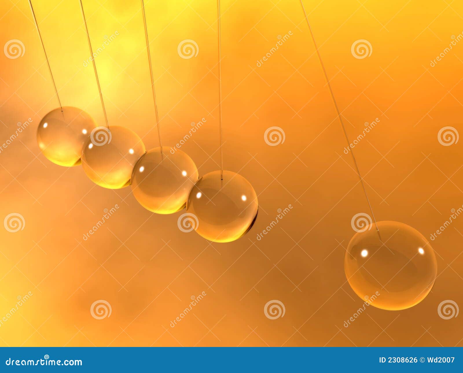 Newton cradle pendulums stock illustration. Illustration of bounce ...
