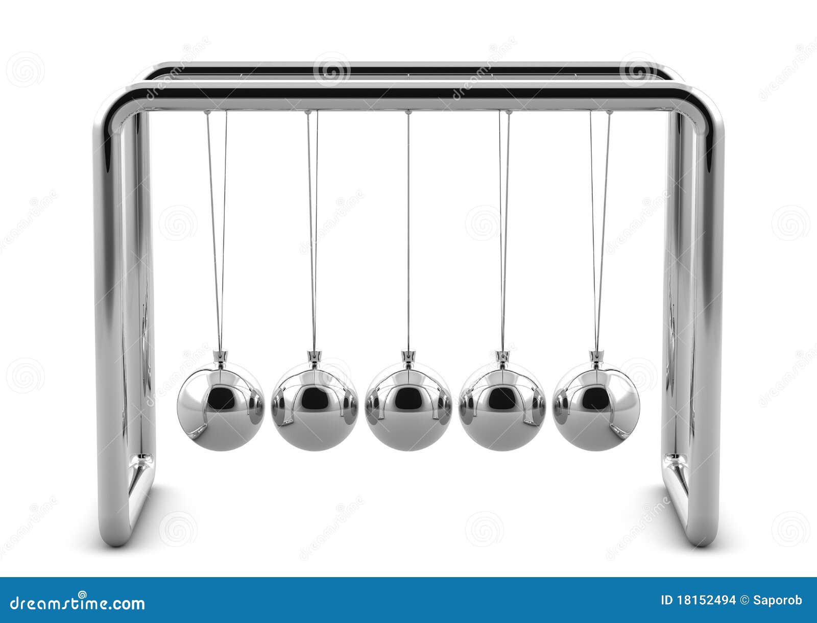 Newton-Pendel stock abbildung. Illustration von bewegung - 18152494