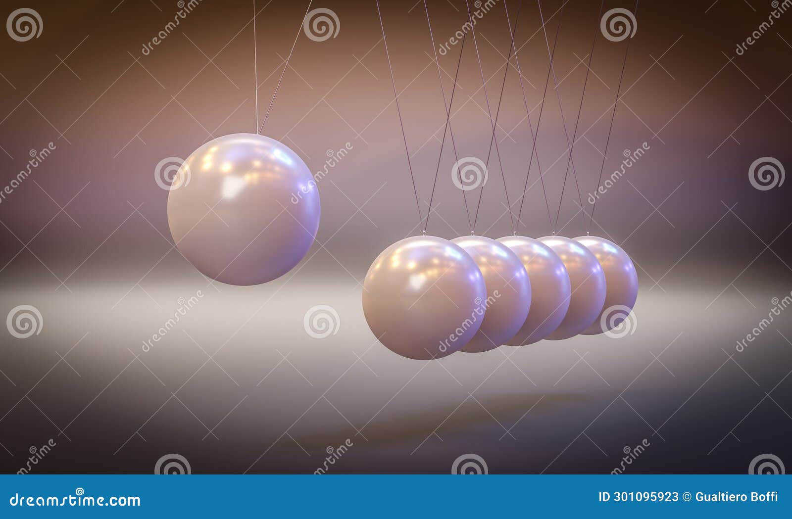 Newton pendulum background stock illustration. Illustration of ...