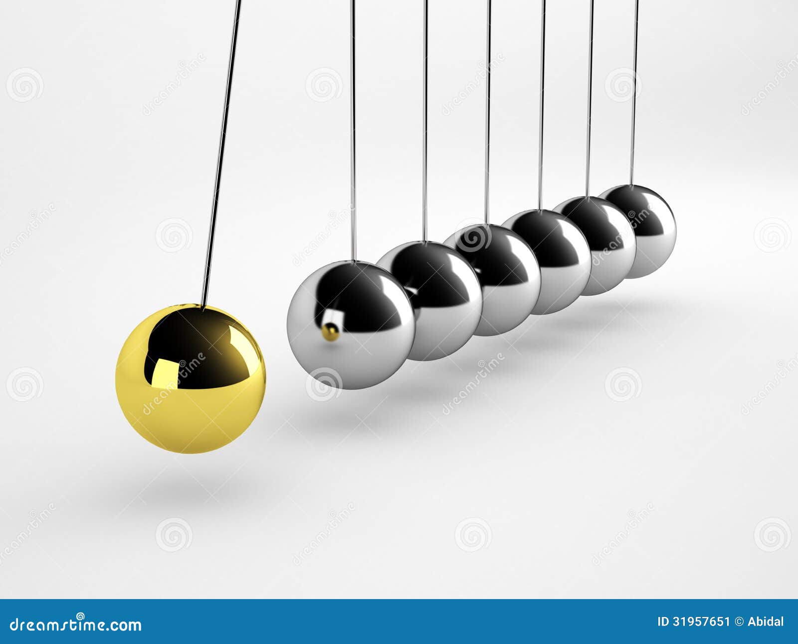 Newton-slinger stock illustratie. Illustration of beweging - 31957651