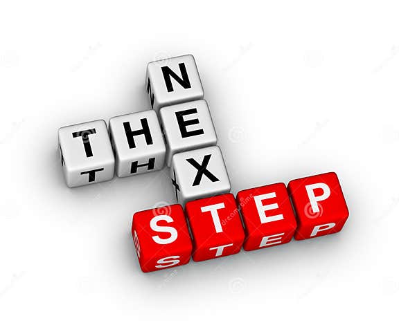 The nex step stock illustration. Illustration of concept - 40640375