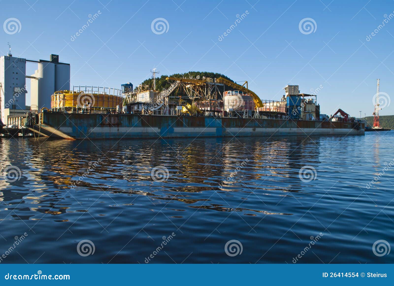 Nexans major cable barge stock photo. Image of cable - 26414554