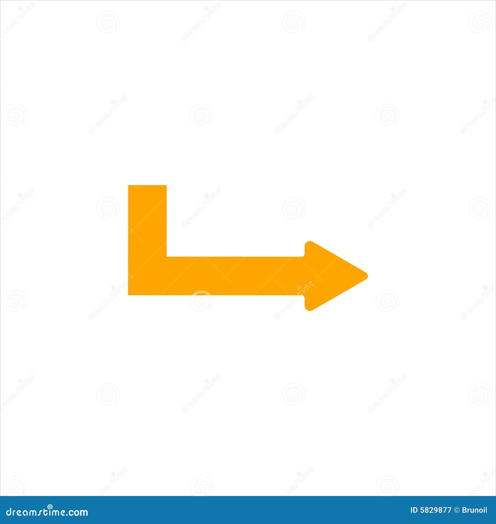 Next Arrow stock vector. Illustration of medium, point - 5829877