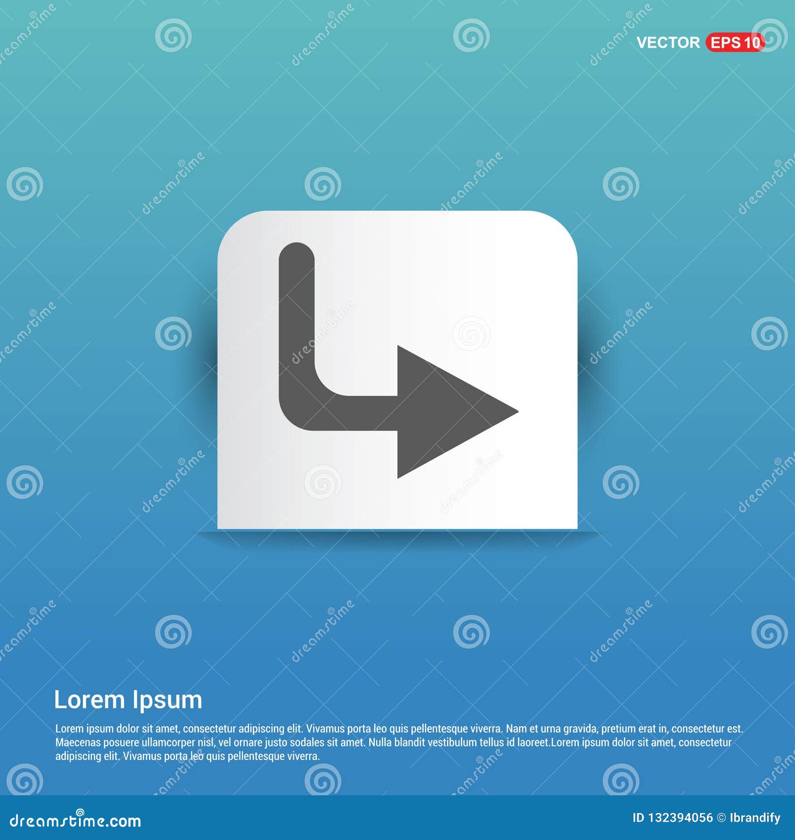 Next Arrow Icon - Blue Sticker Button Stock Vector - Illustration of ...