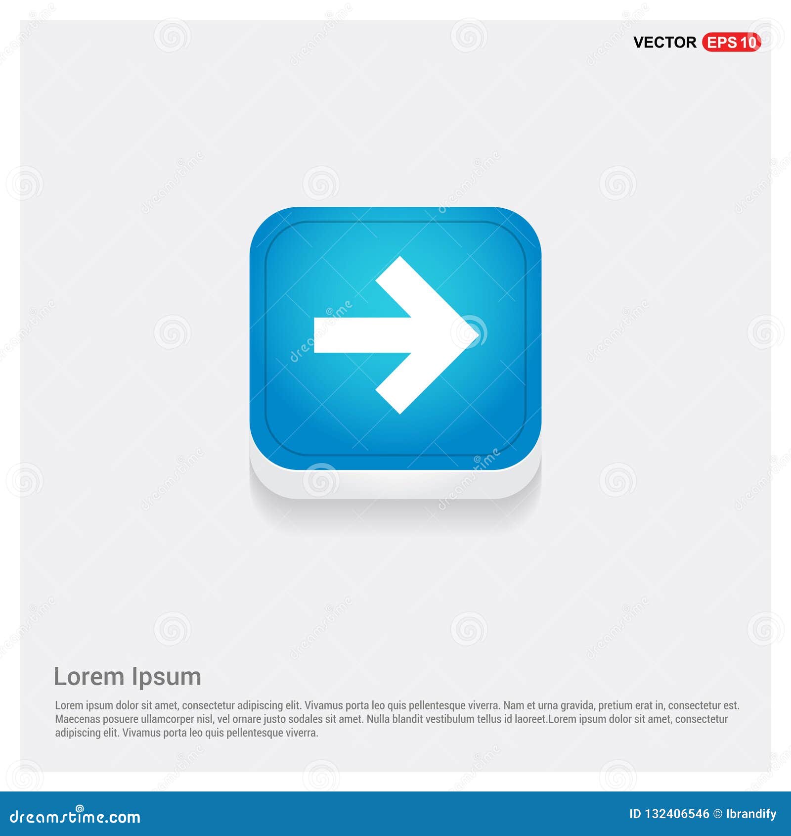 Next Arrow Icon stock vector. Illustration of download - 132406546