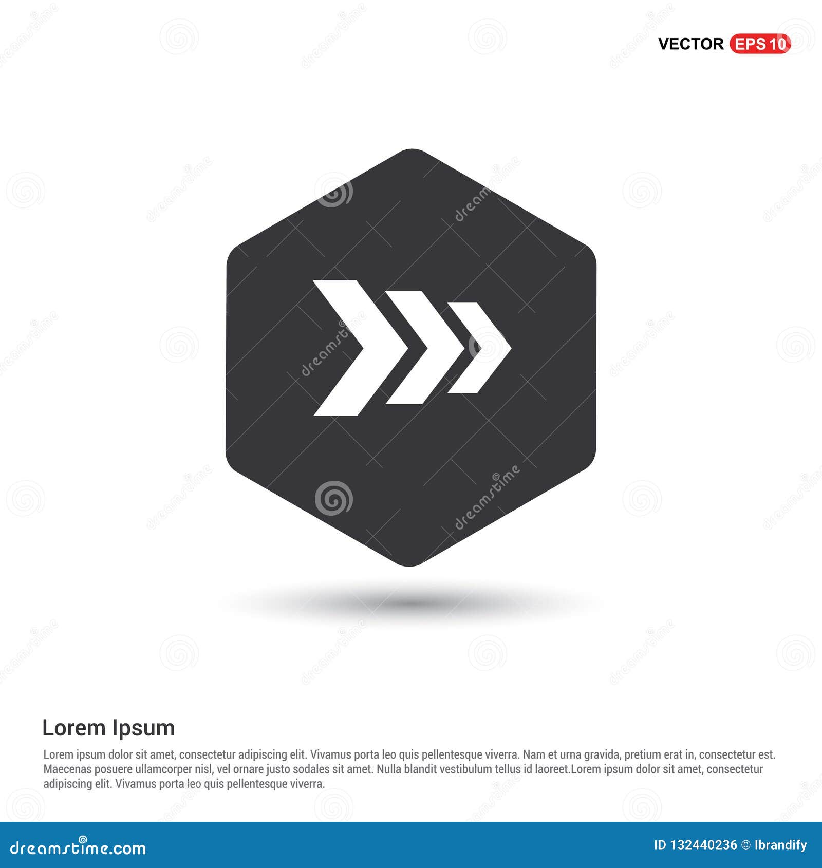 Next Arrow Icon stock vector. Illustration of upload - 132440236