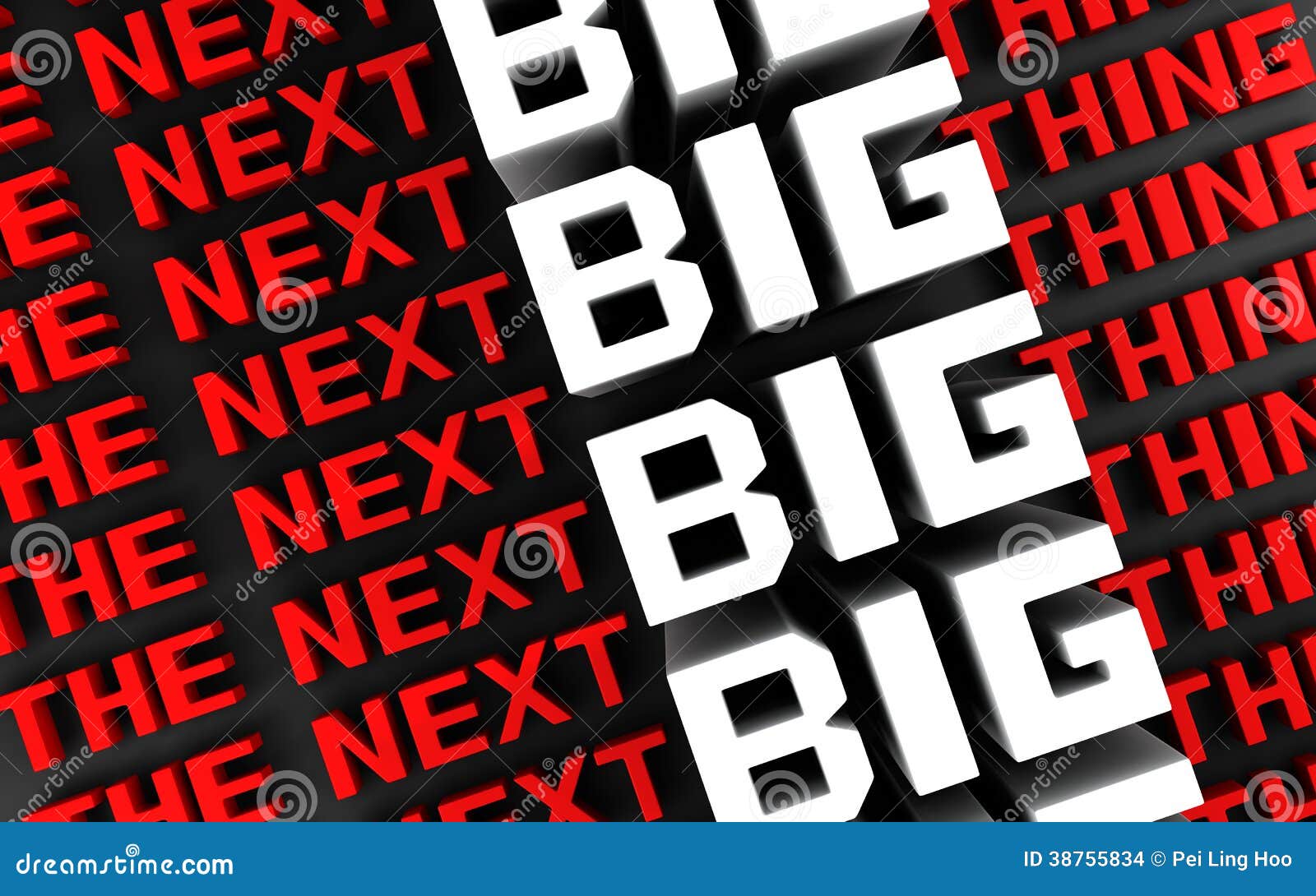 The Next Big Thing Background Stock Illustration - Illustration of ...