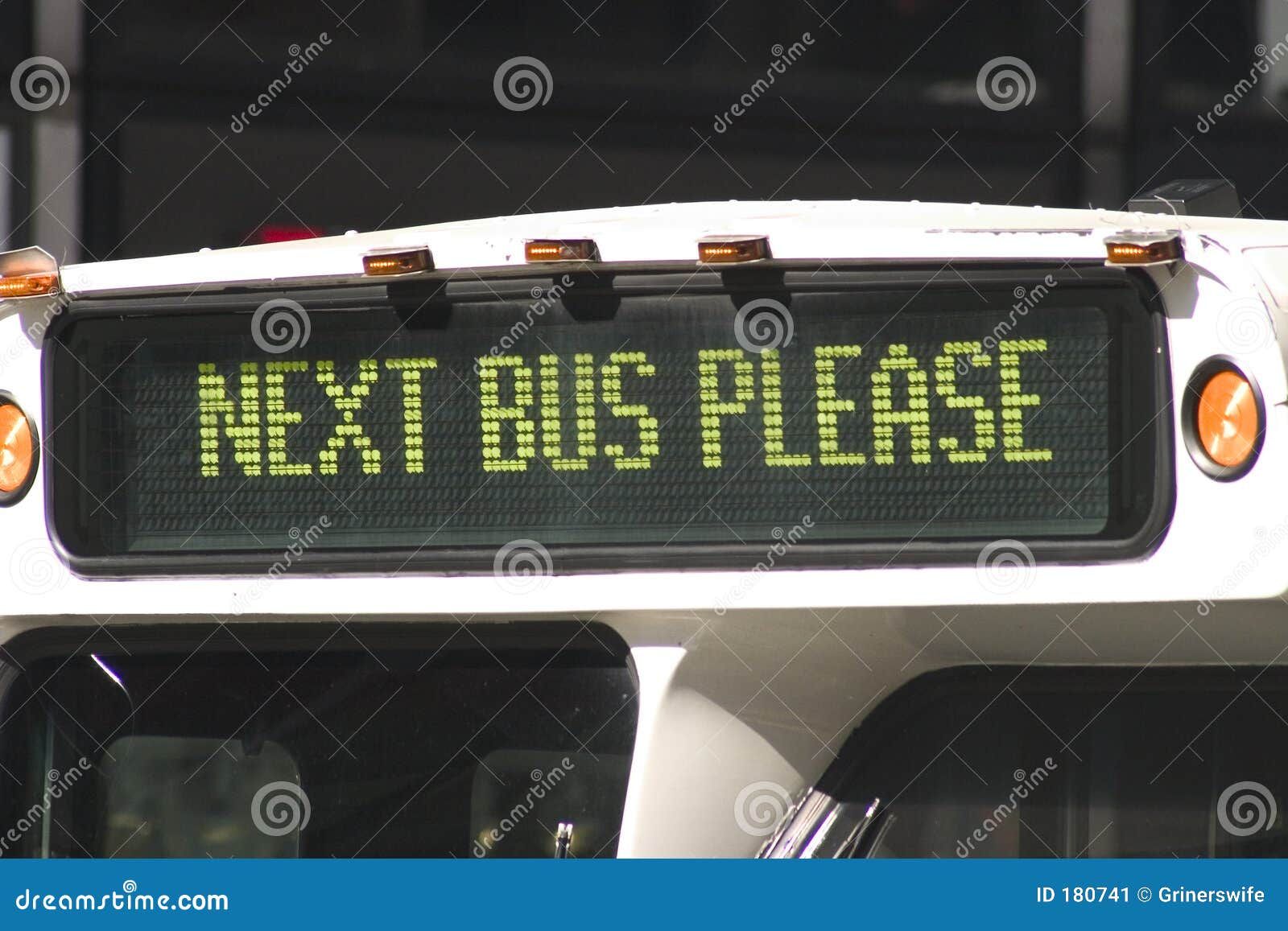 Next Bus Please stock image. Image of frustrating, inconvenient - 180741