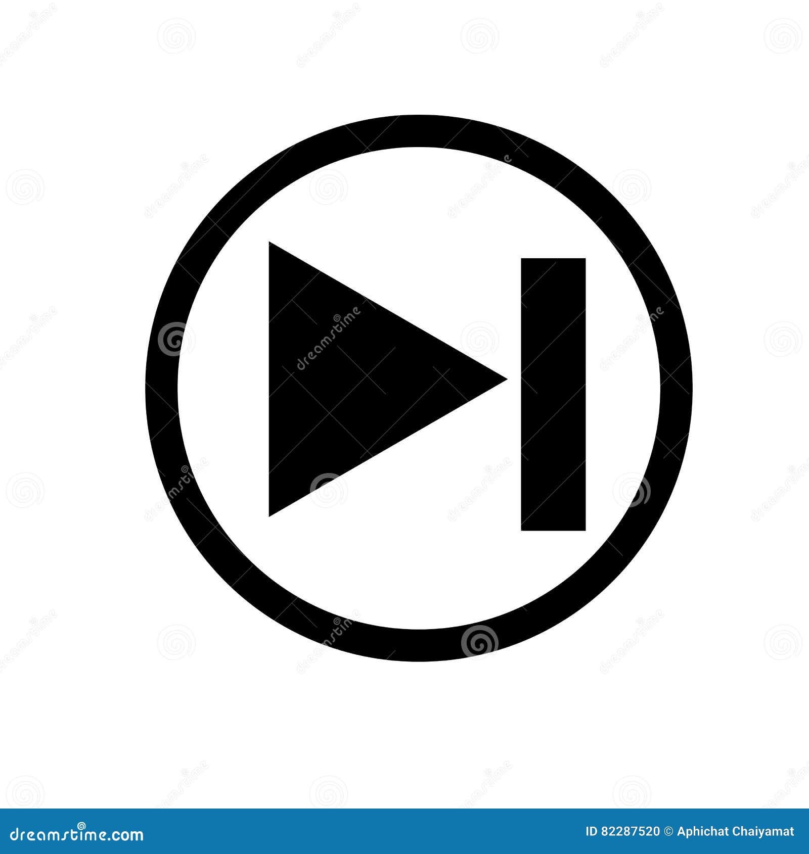 Next button, next icon stock vector. Illustration of icon - 82287520