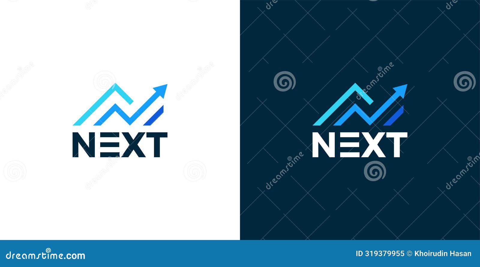 Simple Next Logo Design.Diagram Accounting Financial Growth Symbol ...