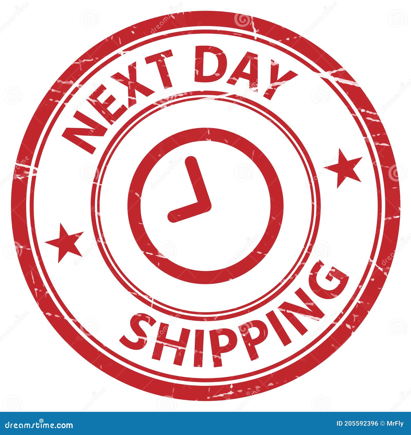 Next Day Shipping, Rubber Stamp, Vector Illustration Stock Vector ...