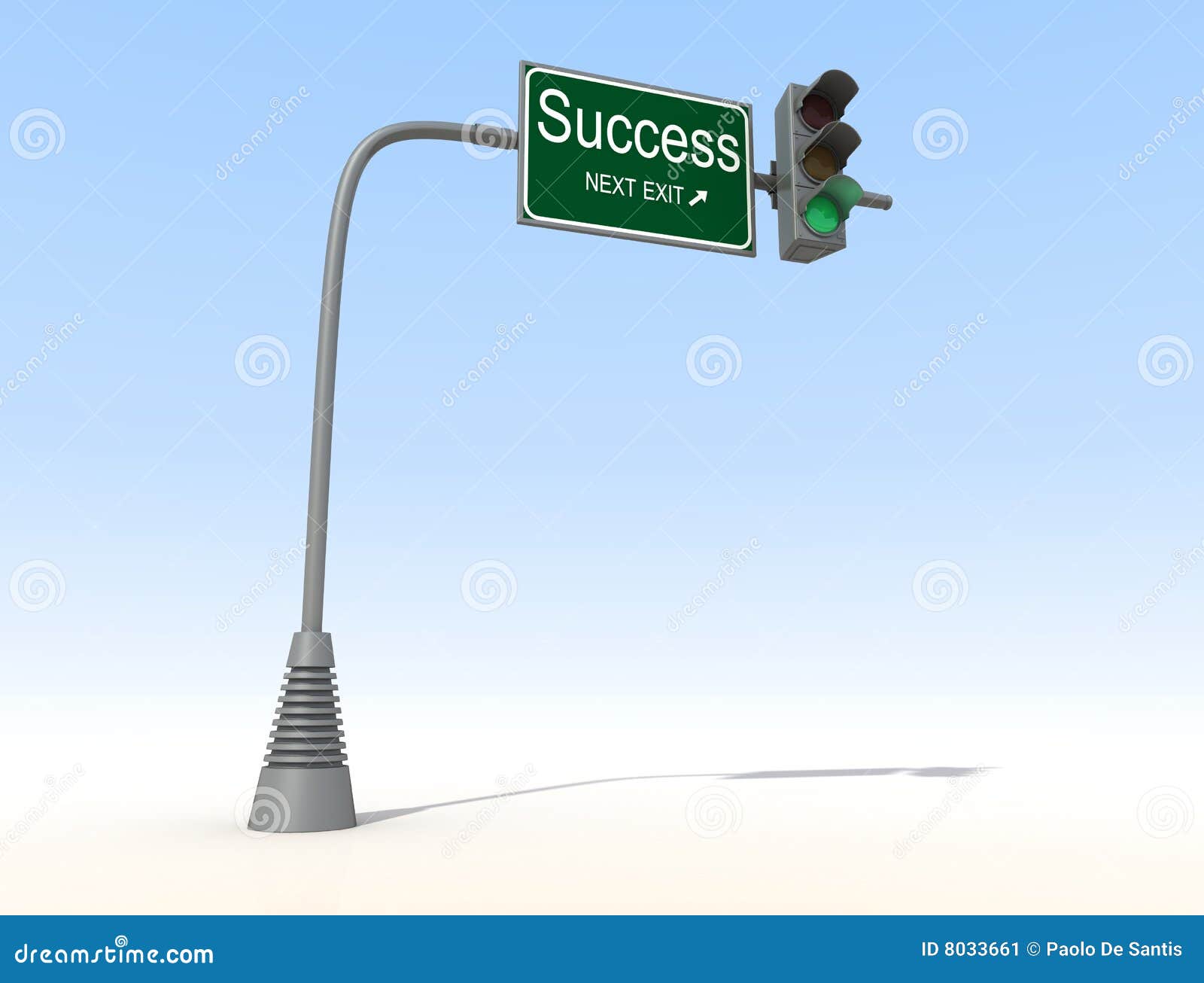 Next exit for success stock illustration. Illustration of sign - 8033661