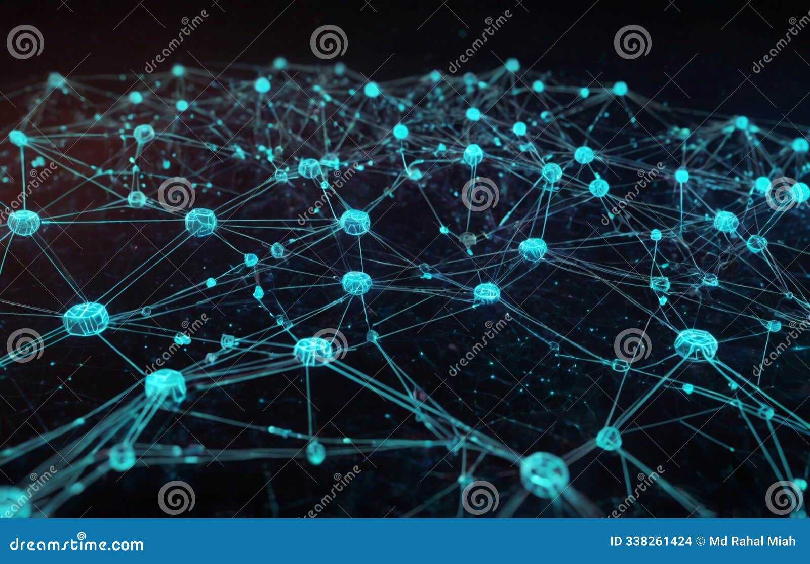 The Next-Gen Digital Ledger of the Future Stock Illustration ...