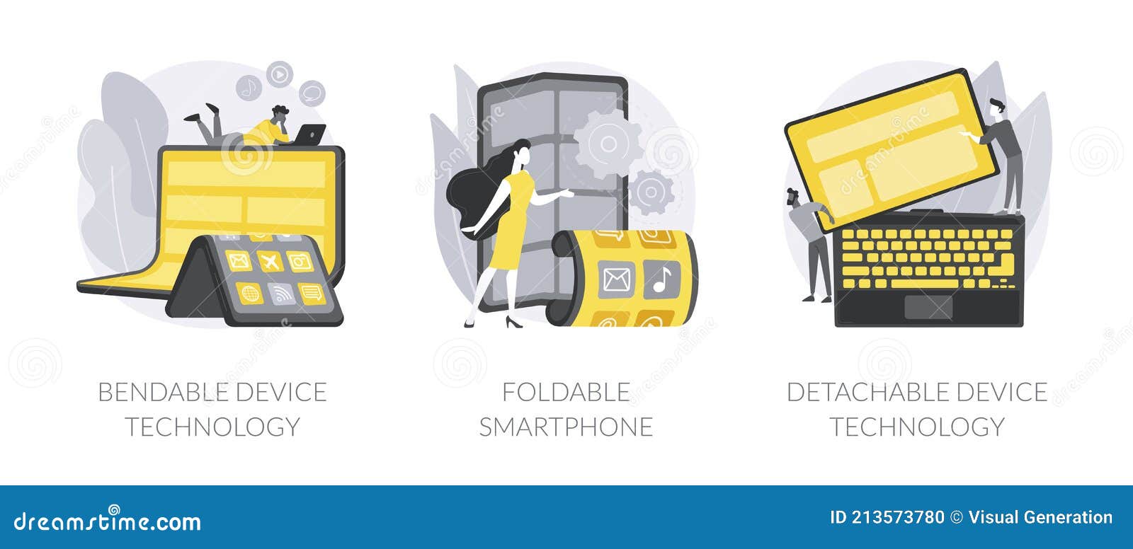 Next-generation Electronics Abstract Concept Vector Illustrations ...