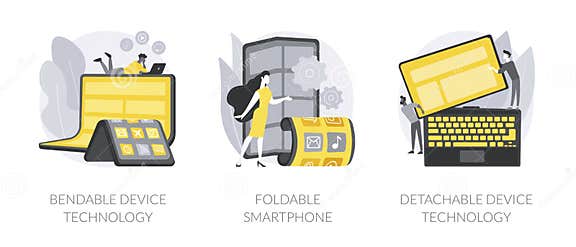 Next-generation Electronics Abstract Concept Vector Illustrations ...