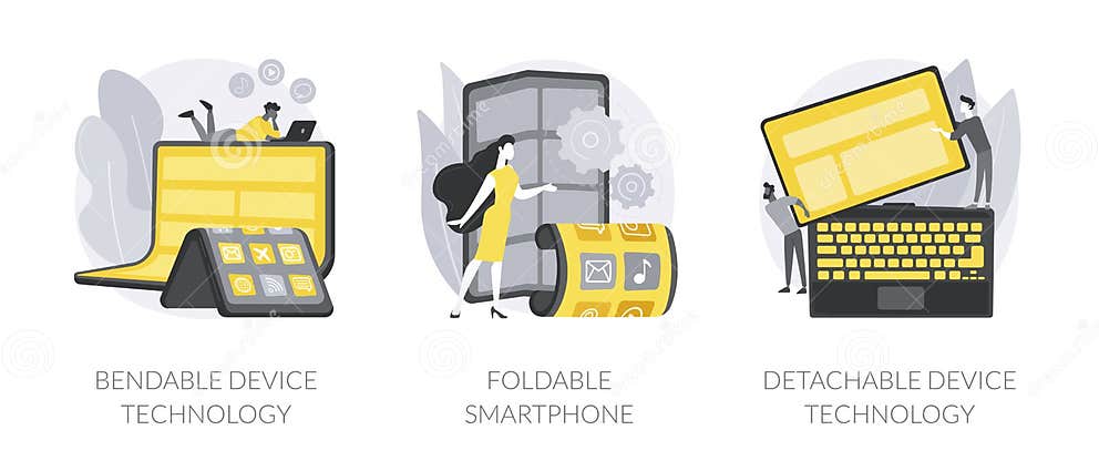 Next-generation Electronics Abstract Concept Vector Illustrations ...