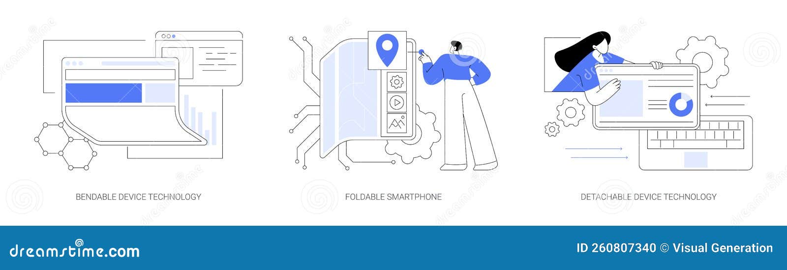 Next-generation Electronics Abstract Concept Vector Illustrations ...