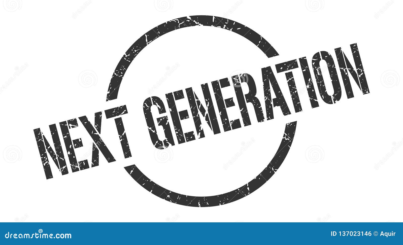 Next generation stamp stock vector. Illustration of vector - 137023146