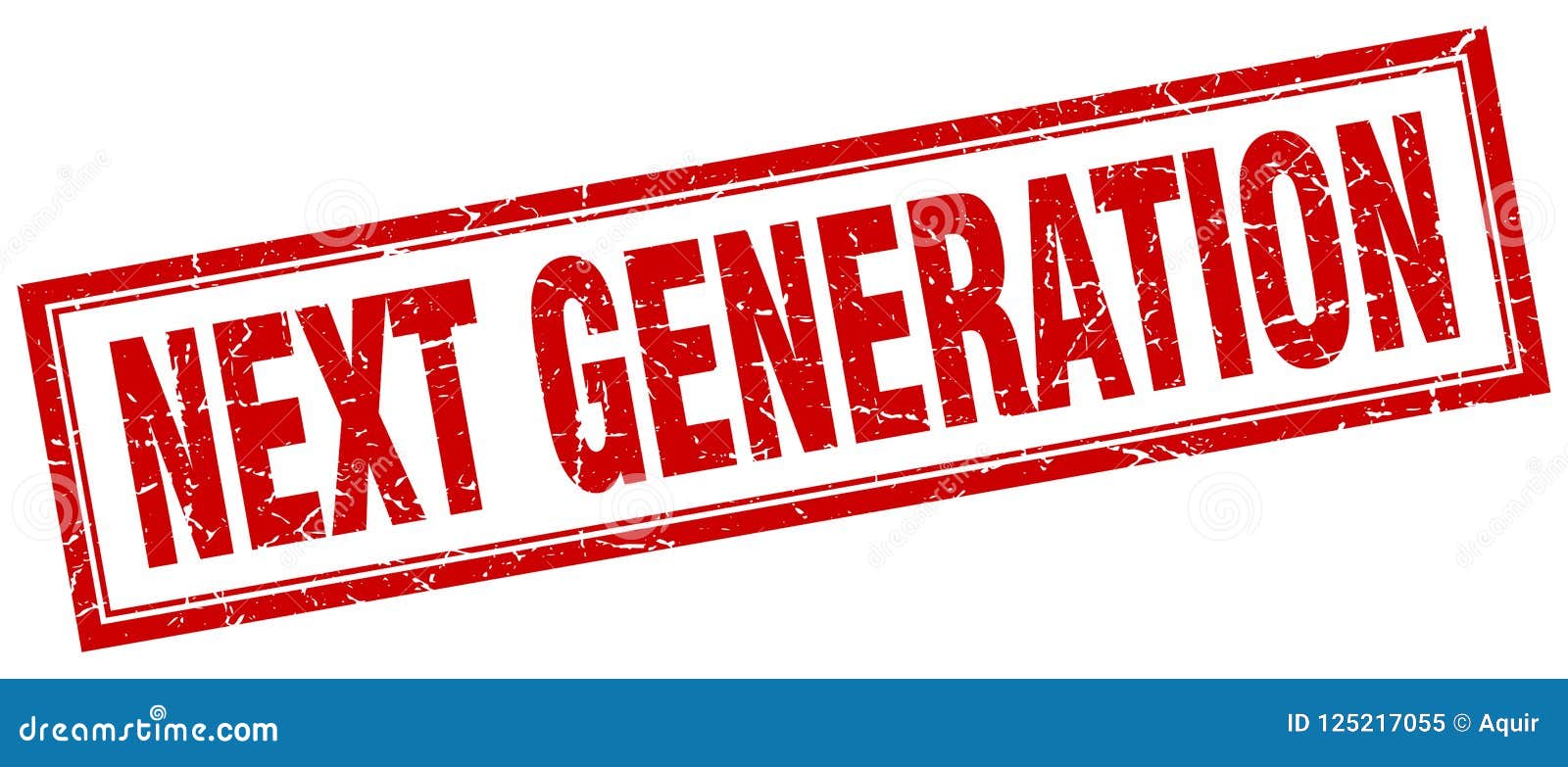 Next generation stamp stock vector. Illustration of isolated - 125217055